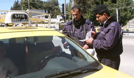 Palestinian Security Check Id Palestinian Driver Editorial Stock Photo ...