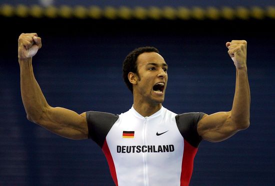 Germanys Jacob Minah Celebrates Personal Best Editorial Stock Photo ...