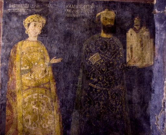 Mural Painting Sebastocrator Kaloyan Bulgarian King Editorial Stock ...