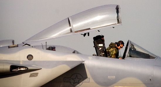 Us Air Force Checks Devices F15 Editorial Stock Photo - Stock Image ...