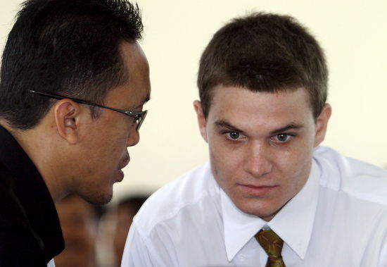 Australian Drug Suspects Scott Anthony Rush Editorial Stock Photo ...