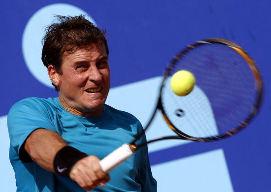Romanias Andrei Pavel Returns Ball Pablo Editorial Stock Photo - Stock ...