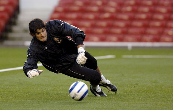 Goalkeeper Mariano Barbosa Villarreal Pictured During Editorial Stock ...