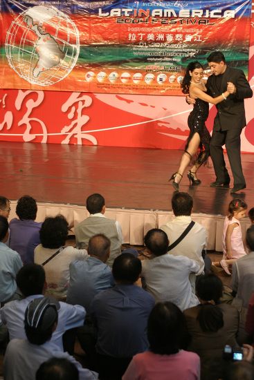 Argentinian Couple Dance Tango Latin American Editorial Stock Photo ...