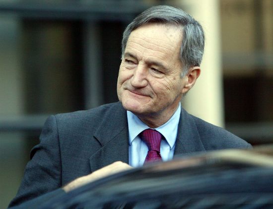 Former French Minister Industries Francis Mer Editorial Stock Photo ...