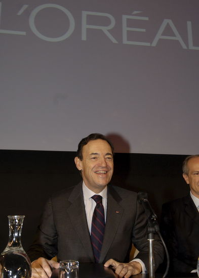 Cosmetics Company Loreal President Ceo Sir Editorial Stock Photo ...