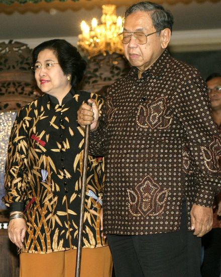 Indonesian President Megawati Sukarnoputri L Former Editorial Stock ...