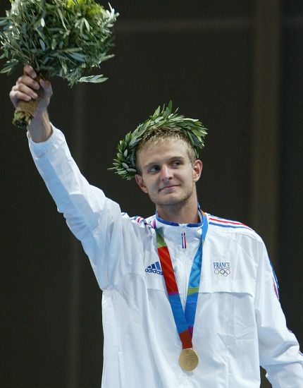 Frances Brice Guyart Celebrates On Podium Editorial Stock Photo - Stock ...