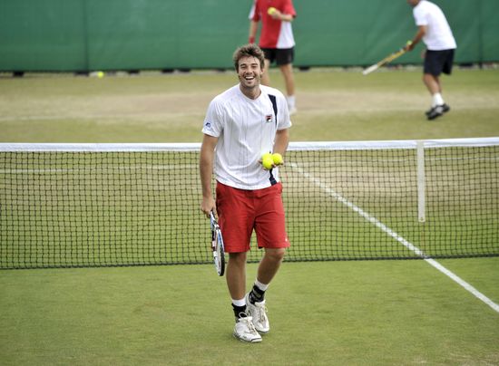 Chris Eaton On Practise Courts Editorial Stock Photo - Stock Image ...