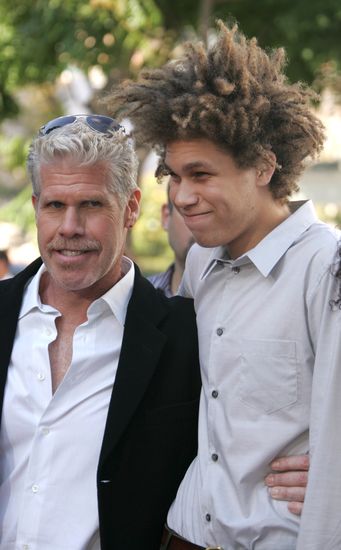 Ron Perlman Son Brandon Perlman Editorial Stock Photo - Stock Image ...