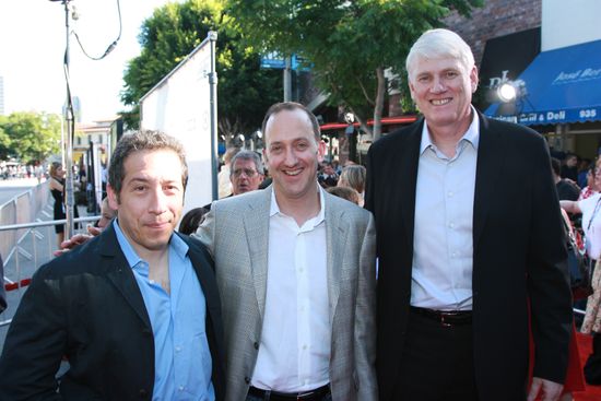 Producers Lloyd Levin Mike Richardson Flank Editorial Stock Photo ...