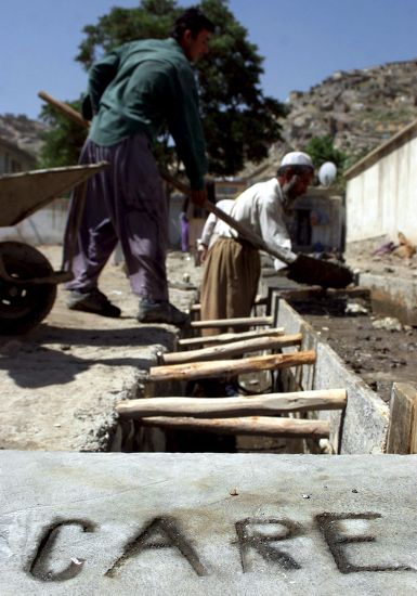 Afghan Workers Work Kabul Environmental Sanitation Editorial Stock ...
