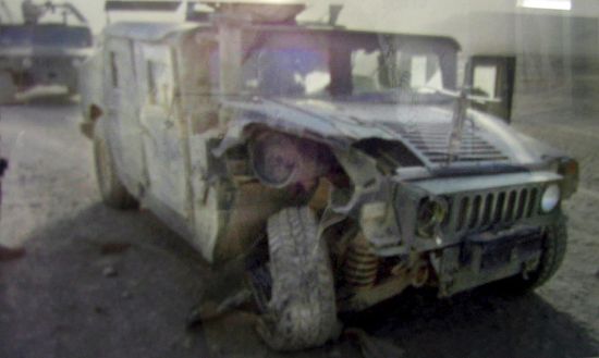 U S Humvee Vehicle After Hit Editorial Stock Photo - Stock Image ...