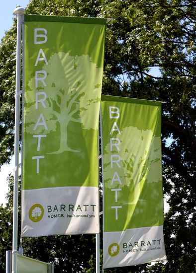 New Barratt Homes Flags Editorial Stock Photo - Stock Image | Shutterstock