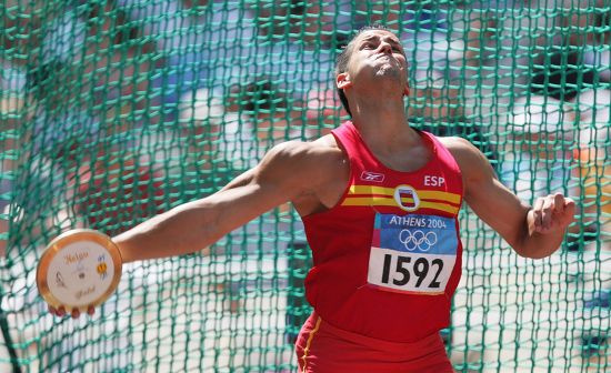 Spanish David Gomez Competes Decathlon Discus Editorial Stock Photo ...