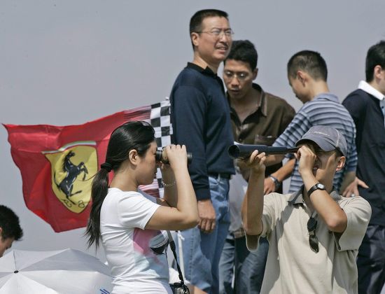 Chinese Motor Racing Spectators Attend Third Editorial Stock Photo ...
