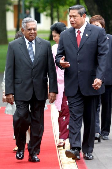 Singaporean President Sellapan Ramanathan L Walks Editorial Stock Photo ...