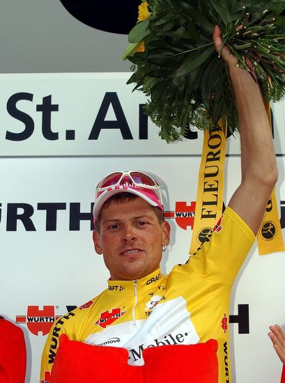 German Jan Ullrich Poses On Podium Editorial Stock Photo - Stock Image ...
