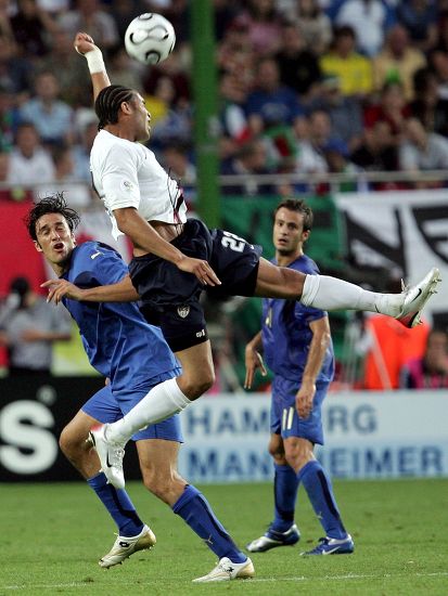 Italian Forwards Luca Toni L Vies Editorial Stock Photo - Stock Image ...