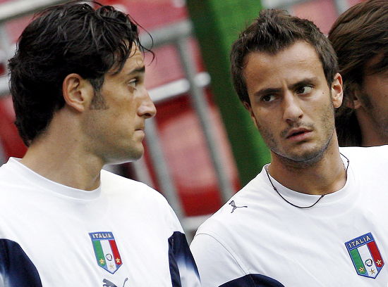 Italian Forwards Luca Toni L Alberto Editorial Stock Photo - Stock ...