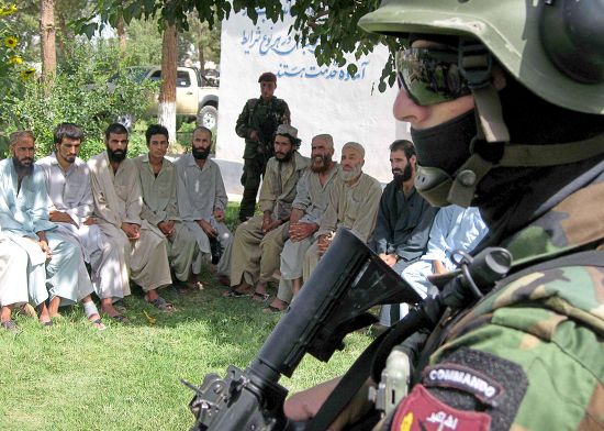 Afghan National Army Ana Commandos Stand Editorial Stock Photo - Stock ...