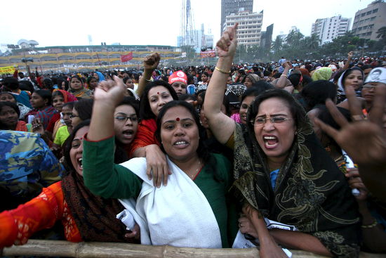 Bangladeshi Supporter Leading Political Party Awami Editorial Stock ...