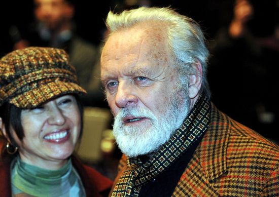 British Actor Anthony Hopkins Arrives World Editorial Stock Photo ...