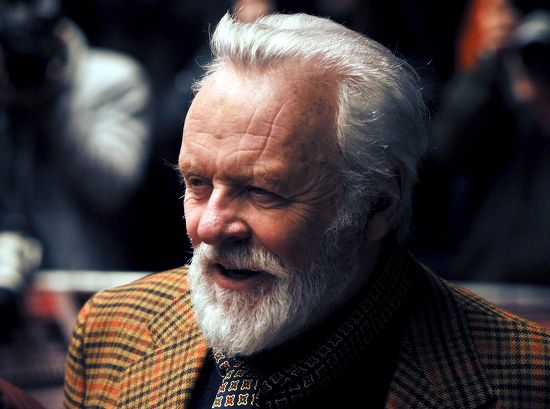 British Actor Anthony Hopkins Arrives World Editorial Stock Photo ...