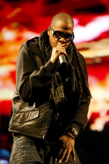 Us Rapper Jayz Performs Glastonbury Festival Editorial Stock Photo ...