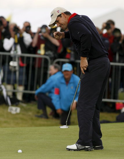 Republic Irelands Padraig Harrington Sinks Winning Editorial Stock ...