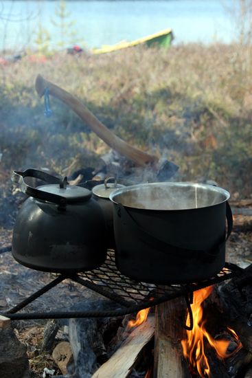 Cooking Pots Over Fire Editorial Stock Photo - Stock Image | Shutterstock