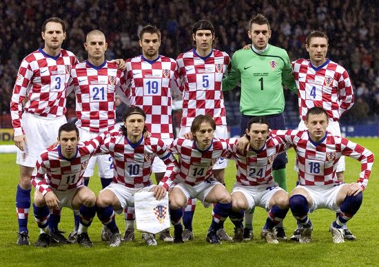 Croatian Soccer Team Players Pose Photo Editorial Stock Photo - Stock ...