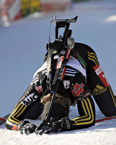 Daniel Bohm Germany Collapses After Winning Editorial Stock Photo ...