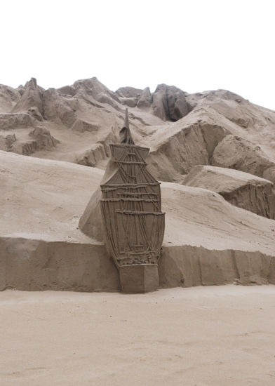 Sand Sculpture Antarctica Editorial Stock Photo - Stock Image ...