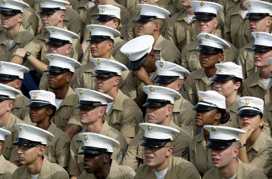 U S Marines Personel During 229th Editorial Stock Photo - Stock Image ...