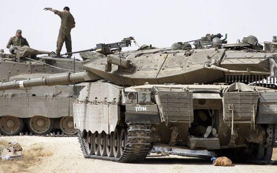Soldier Inside One Two Israeli Merkava Editorial Stock Photo - Stock ...