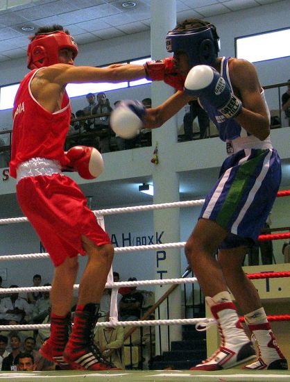 Pakistani Boxer Shoaib Rasheed R Receives Editorial Stock Photo - Stock ...