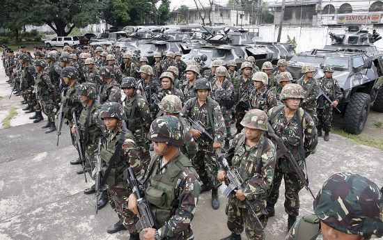 Filipino Army Soldiers 1st Armour Cavalry Editorial Stock Photo - Stock ...