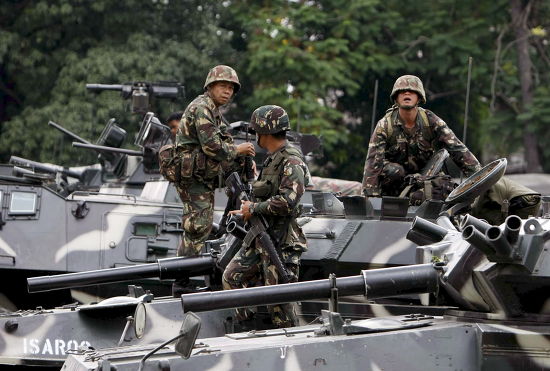Filipino Army Soldiers 1st Armour Cavalry Editorial Stock Photo - Stock ...