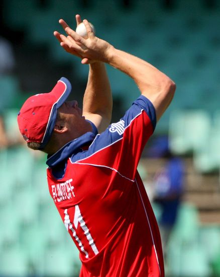 England Bowler Andrew Flintoff Takes Catch Editorial Stock Photo ...