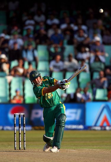 South African Batsman Justin Kemp Hits Editorial Stock Photo - Stock ...