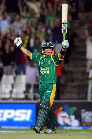 South African Batsman Herschelle Gibbs Celebrates Editorial Stock Photo ...