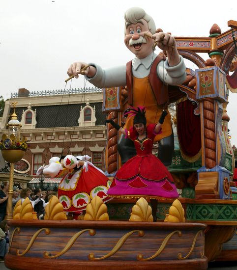 Disney Characters Geppetto C Dances During Editorial Stock Photo ...