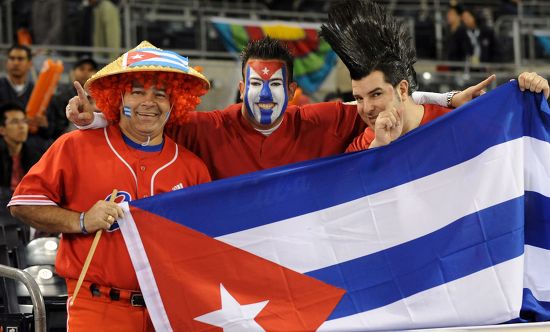 Cuban Fans Cheer On Their Team Editorial Stock Photo - Stock Image ...