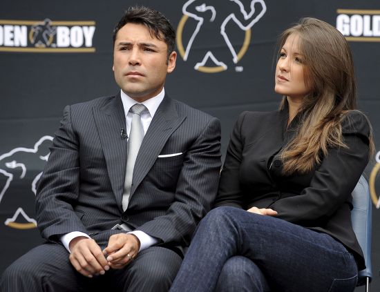 Oscar De La Hoya Wife Millie Editorial Stock Photo - Stock Image ...