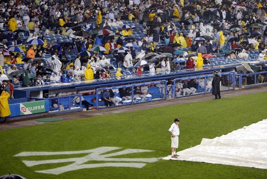 Lone New York Yankees Grounds Crew Editorial Stock Photo - Stock Image ...