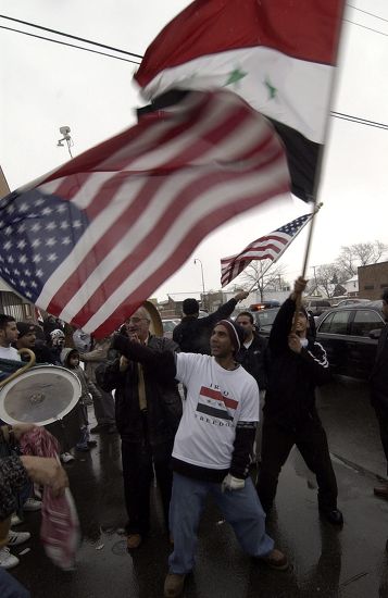 People Celebrate Capture Former Iraqi Strongman Editorial Stock Photo ...