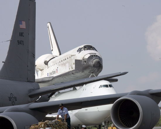 Nasas Specially Modified 747 Shuttle Carrier Editorial Stock Photo ...