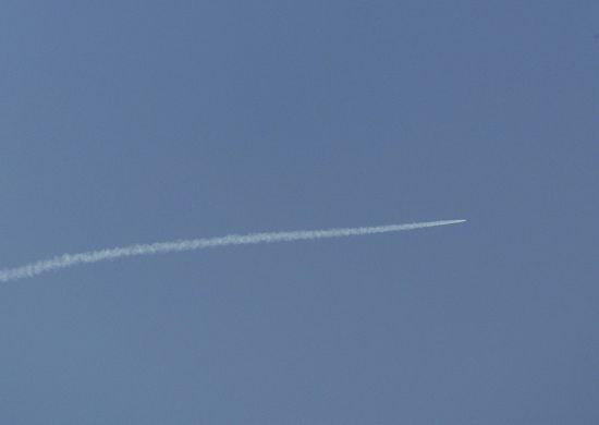 Contrail Seen Spaceshipone Rockets Fire During Editorial Stock Photo ...