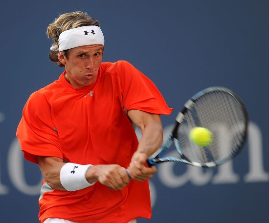 Igor Andreev Russia Hits Backhand Return Editorial Stock Photo - Stock ...